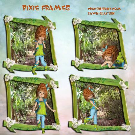 Pixie Frames 1 - CUP433748_961 | Craftsuprint