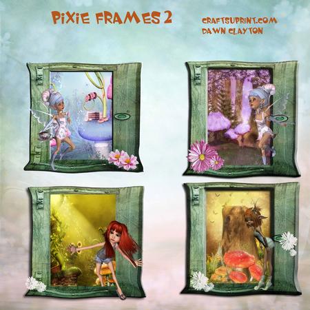 Pixie Frames 2 - CUP433751_961 | Craftsuprint