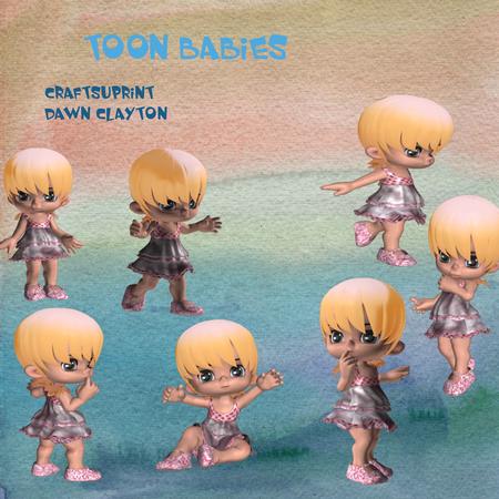 Toon Babies 1 - CUP488205_961 | Craftsuprint