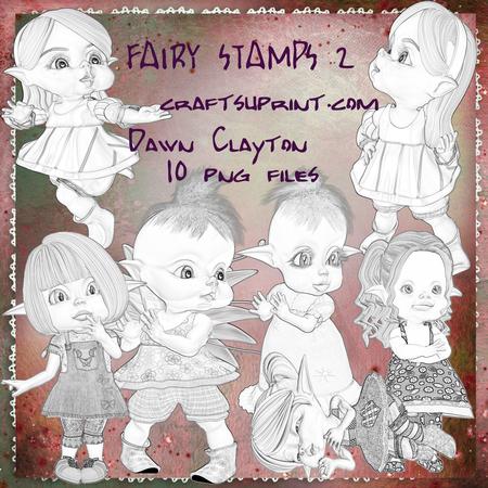Fairy Stamps 2 - CUP603696_961 | Craftsuprint