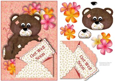 Get Well Bear - CUP114185_351 | Craftsuprint