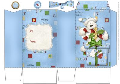 Christmas Gift Bag - Polarbear - CUP126136_351 | Craftsuprint