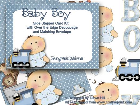 Baby Boy - Stepper Kit - CUP148648_351 | Craftsuprint