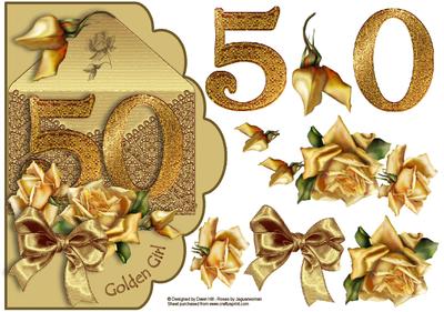 Golden Girl - 50th Birthday - CUP185625_351 | Craftsuprint