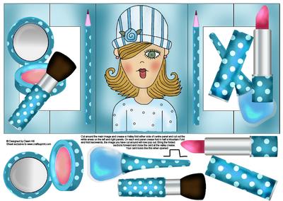 Dotty About Makeup - CUP210715_351 | Craftsuprint