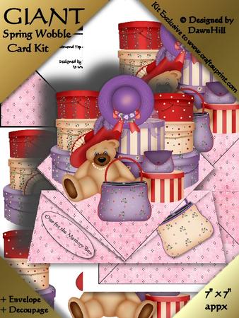 Giant Spring Wobble Card Kit - One for the Memory Box - CUP211544_351 ...