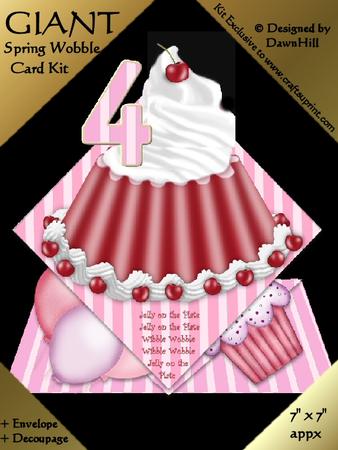 Giant Spring Wobble Card Kit - Wibble Wobble - CUP211585_351 | Craftsuprint