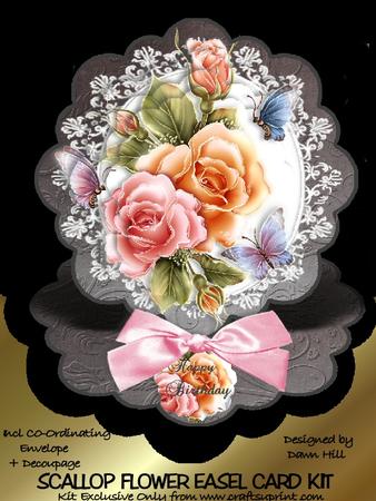 Moonbeam Roses - Flower Scallop Pyramid Easel Kit - CUP219674_351 ...