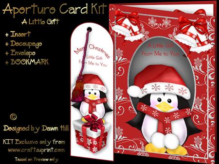 A Little Gift - Penguin Bookmark Aperture Card Kit - CUP262373_351 ...