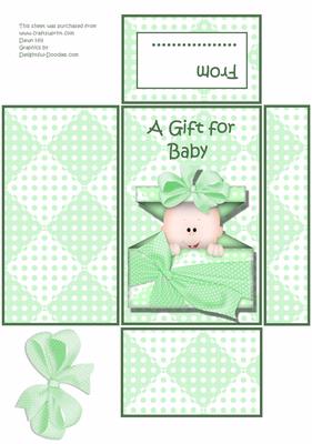 A Gift for Baby Ii - Money Wallet - CUP35336_351 | Craftsuprint