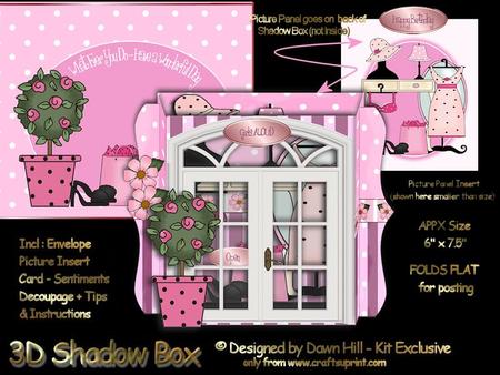 3D Shadow Box - Girls Aloud - CUP357543_351 | Craftsuprint