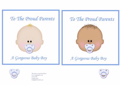 To the Proud Parents - Baby Boy - CUP36481_351 | Craftsuprint