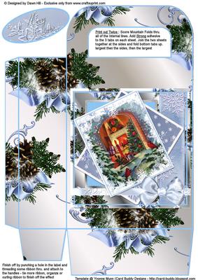 Large Gift Bag with Handles - Christmas Window - CUP374699_351 ...