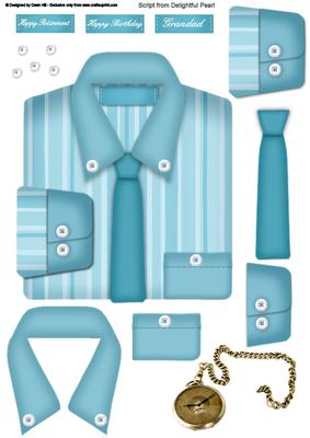 Build a Shirt Topper - Birthday / Retirement - CUP396228_351 | Craftsuprint
