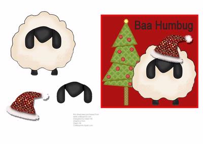 Baa Humbug - White Sheep - CUP39871_351 | Craftsuprint
