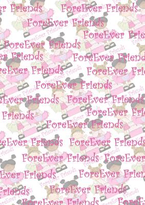 Foreever Friends Backing Paper - CUP45677_351 | Craftsuprint