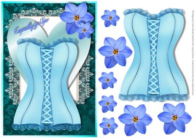 Pretty Blue Basque - CUP93678_351 | Craftsuprint