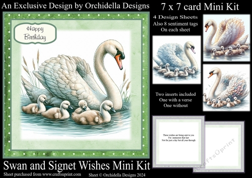 Swan and Signet Wishes - CUP1312236_1459 | Craftsuprint