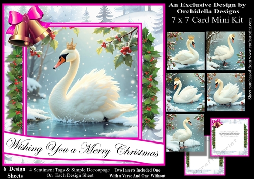 The Christmas Swan - CUP1348178_1459 | Craftsuprint