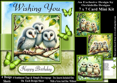 Wishing Owls - CUP1351864_1459 | Craftsuprint