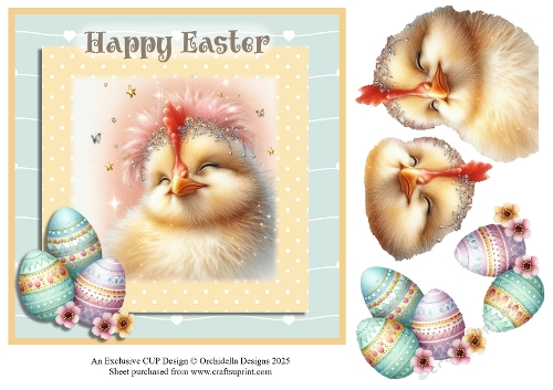Little Easter Chick - CUP1365067_1459 | Craftsuprint