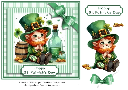 St. Patricks Day Chappie - CUP1366036_1459 | Craftsuprint