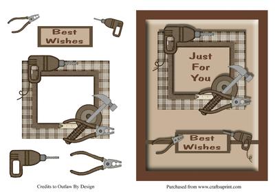 Do It Yourself Card Front - CUP295298_1459 | Craftsuprint