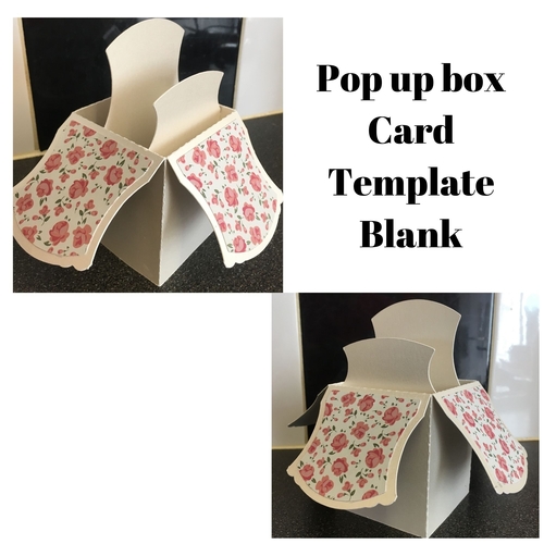 exploding pop up box card template - CUP1037030_104105 | Craftsuprint