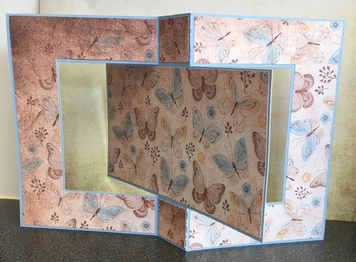 Rectangle swing card template - CUP1037049_104105 | Craftsuprint