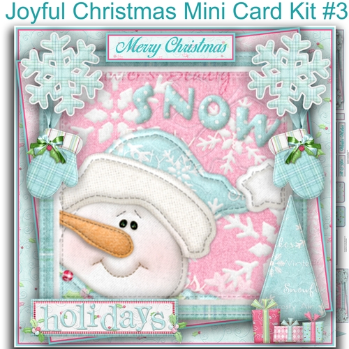 Joyful Christmas Mini Kit #3 - CUP1115610_104105 | Craftsuprint