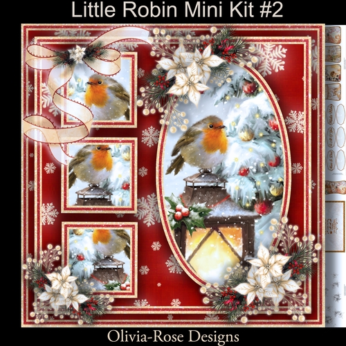 Little Robin Mini Kit #2 - CUP1137549_104105 | Craftsuprint