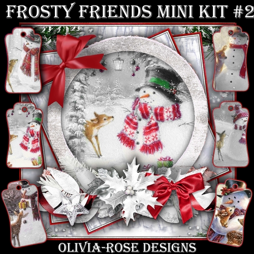 Frosty Friends Mini Kit #2 NO BOW** - CUP1166183_104105 | Craftsuprint