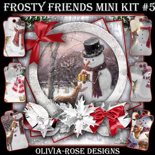 Frosty Friends Mini Kit #5 NO BOW** - CUP1166186_104105 | Craftsuprint
