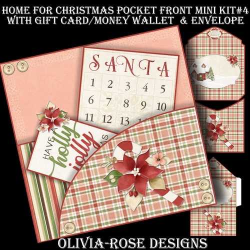 Home For Christmas Pocket Front Mini Kit#4 - CUP1176151_104105 ...