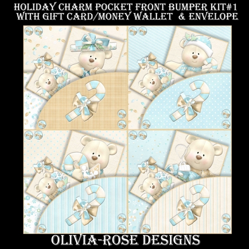 Holiday Charm Pocket Front Bumper Kit#1 - CUP1176247_104105 | Craftsuprint