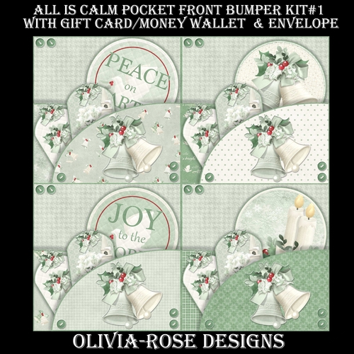 All Is Calm Pocket Front Bumper Kit#1 - CUP1176315_104105 | Craftsuprint