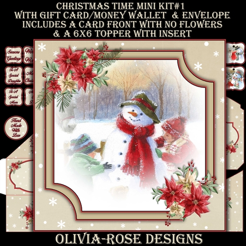 Christmas Time Mini Kit #1 - CUP1178297_104105 | Craftsuprint