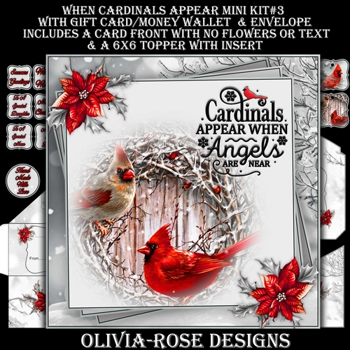 When Cardinals Appear Mini Kit #3 - CUP1179042_104105 | Craftsuprint