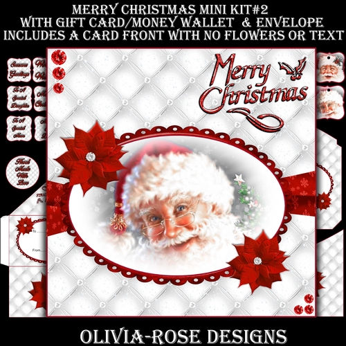Merry Christmas Mini Kit #2 - CUP1179521_104105 | Craftsuprint