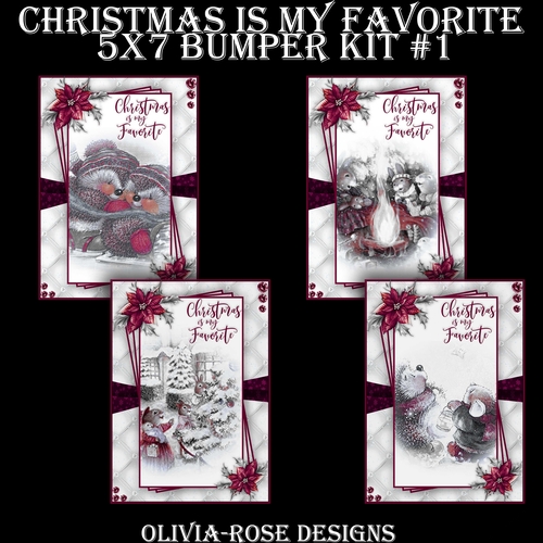 Christmas Is My Favorite 5X7 Bumper Kit #1 , - CUP1180804_104105 ...