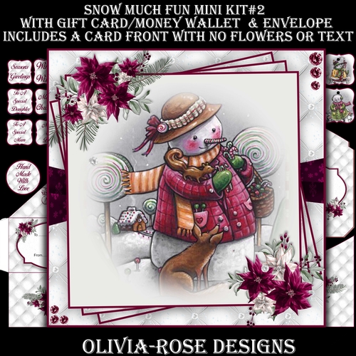 Snow Much Fun Mini Kit #2 - CUP1182880_104105 | Craftsuprint