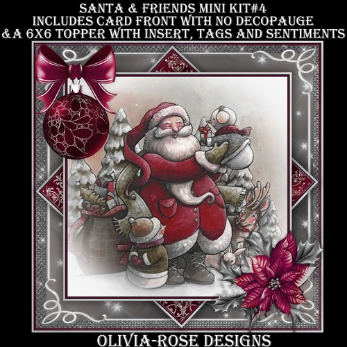 Santa & Friends Mini Kit #4 - CUP1183309_104105 | Craftsuprint