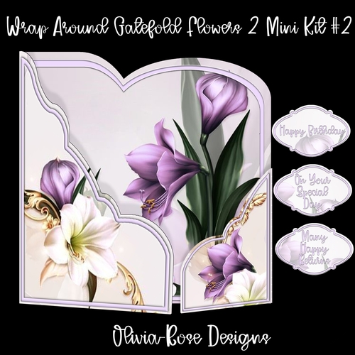 Wrap Around Gatefold Flowers 2 Mini Kit #2 - CUP1189070_104105 ...