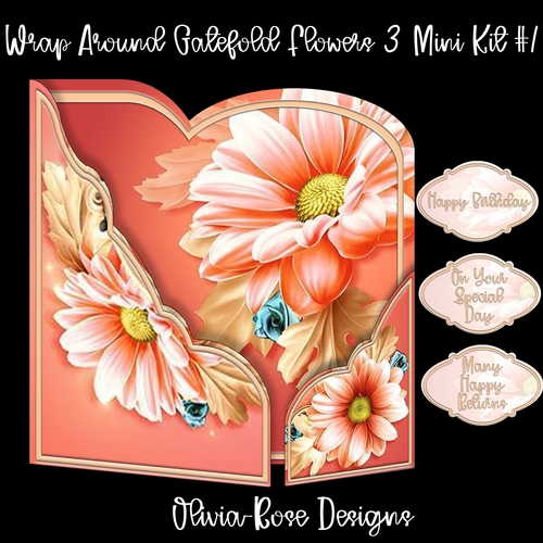 Wrap Around Gatefold Flowers 3 Mini Kit #1 - CUP1191036_104105 ...
