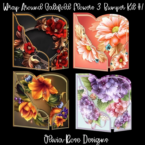 Wrap Around Gatefold Flowers 3 Bumper Kit #1 - CUP1191042_104105 ...