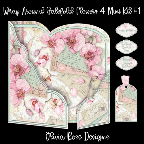 Wrap Around Gatefold Flowers 4 Mini Kit #1 - CUP1191377_104105 ...