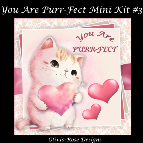You Are Purr-Fect Mini Kit #3 - CUP1192592_104105 | Craftsuprint