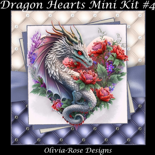 Dragon Hearts Mini Kit #4 - CUP1195802_104105 | Craftsuprint