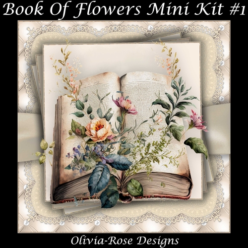 Book Of Flowers Mini Kit #1 - CUP1196048_104105 | Craftsuprint