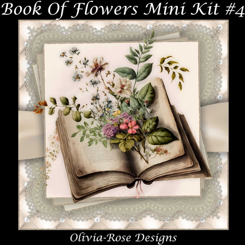 Book Of Flowers Mini Kit #4 - CUP1196098_104105 | Craftsuprint